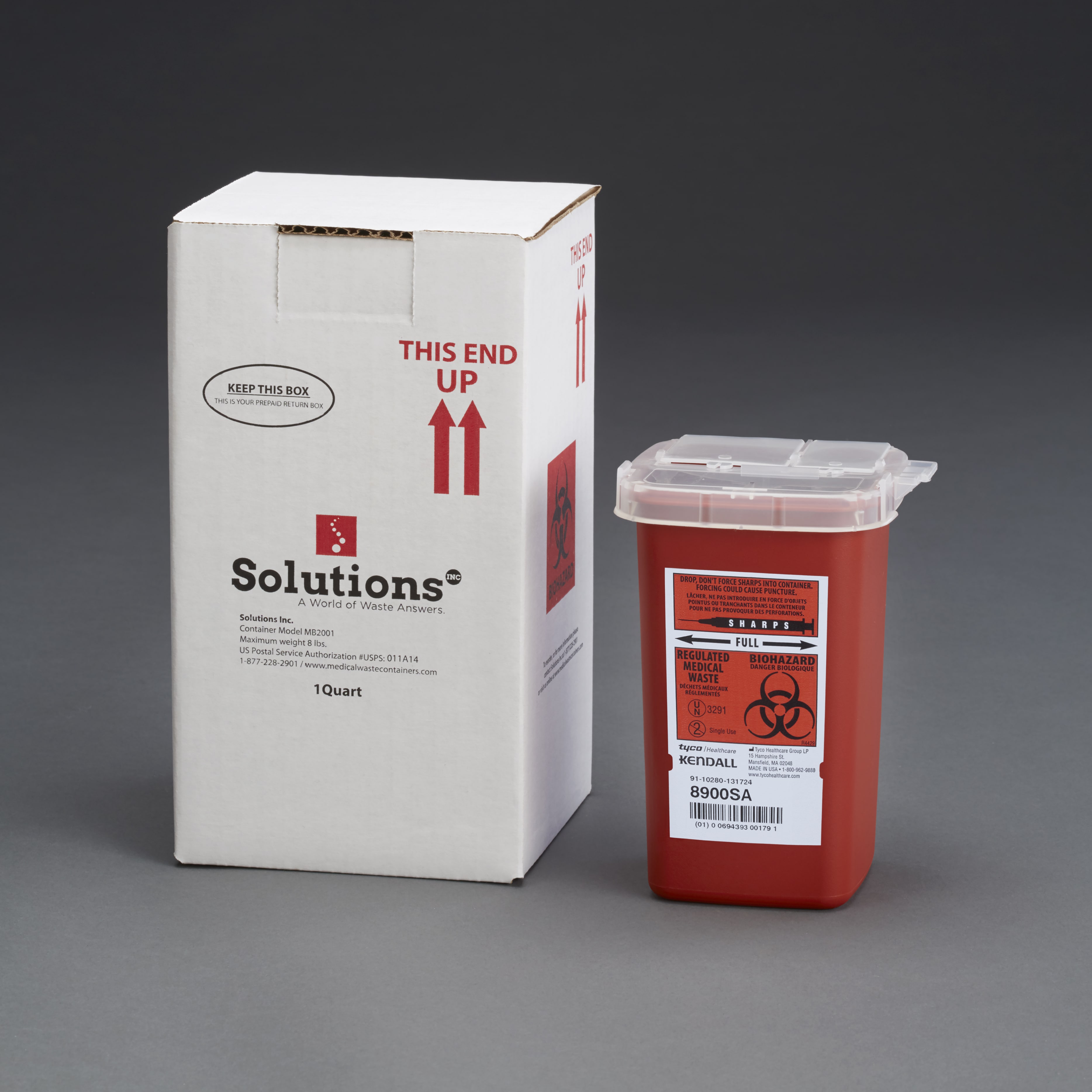 Solutions Inc. | 18 gallon sharps container for the collection of ...