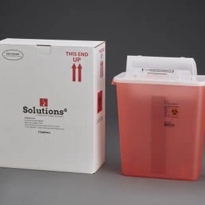 3 gallon sharps container - Solutions Inc.