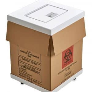 18x18x24 Corrugated Bio Hazard Box (Box only) - Solutions Inc.