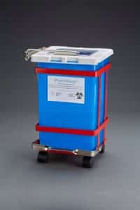 8 Gal reusable pharm with lab lid - Solutions Inc.